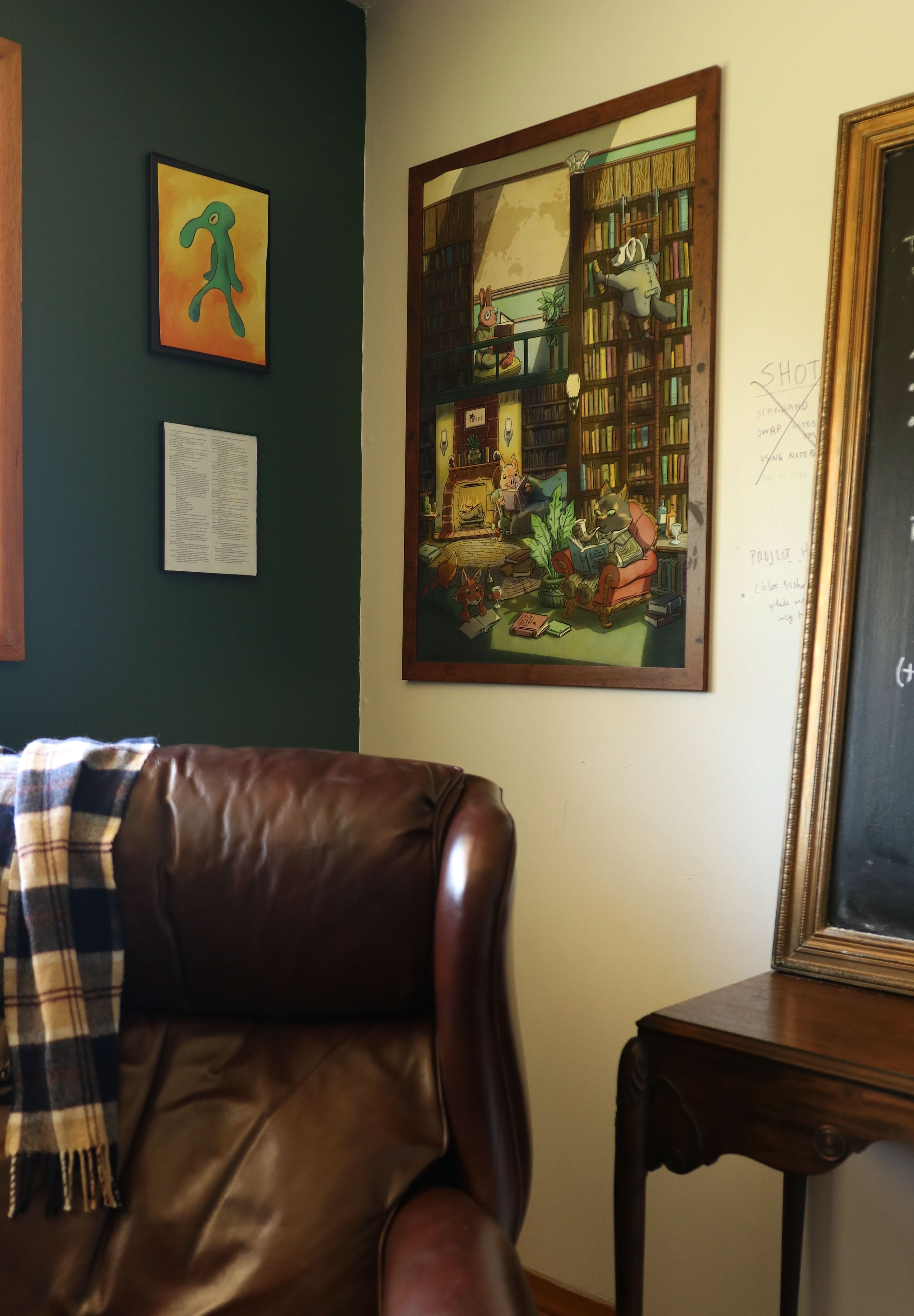 Critters Reading in Library Poster – Novelbookstore.co