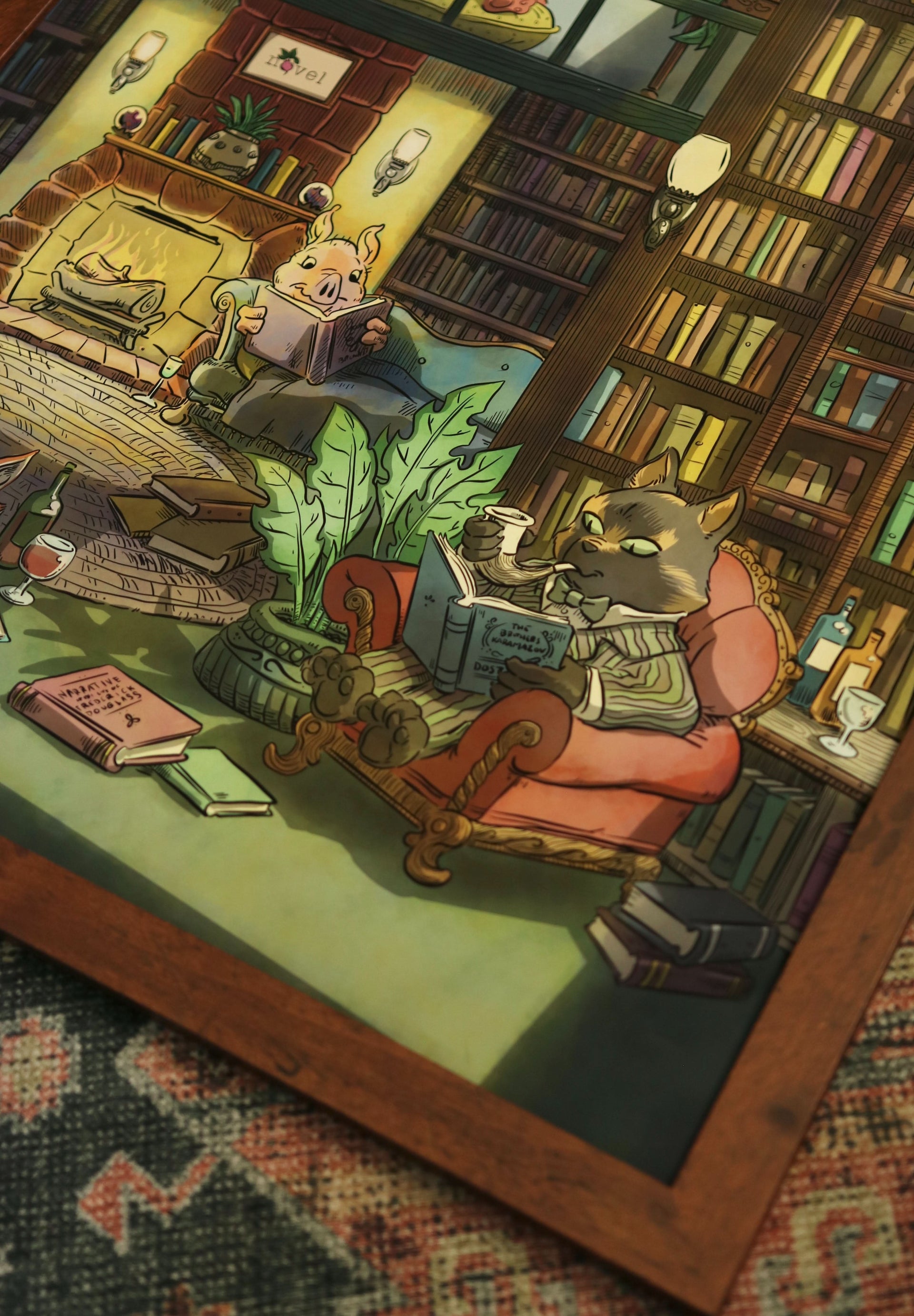 Critters Reading in Library Poster – Novelbookstore.co